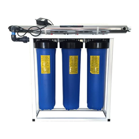 3 Stage Big Blue Filter System with 55 Watt UV | Absolute Process ...