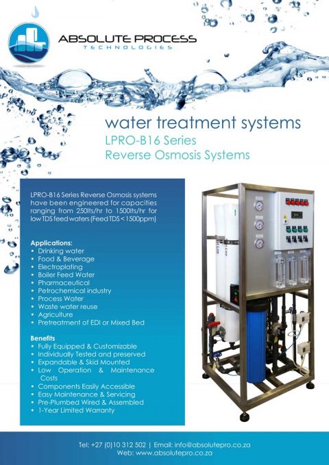 Reverse Osmosis Systems | Absolute Process Technologies